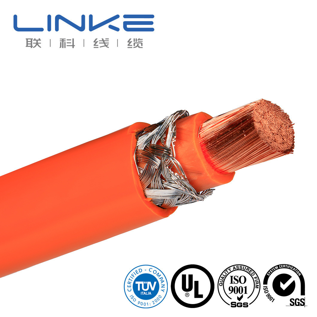 New energy vehicle waterproof 10mm2 16mm2 25mm2 high-voltage electric vehicle cable shielded and ...