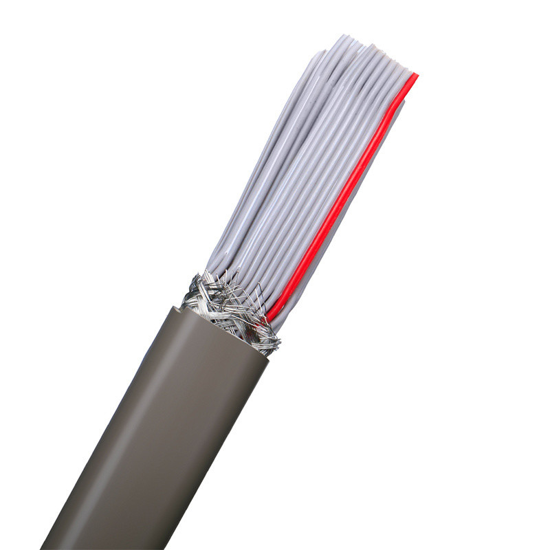 Sheath Material PVC UL2464 Grey with Red Edge 20 Pin Flat Ribbon ...