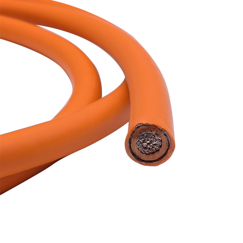 Single Core Shielded Electric Car Wire EV Cable 6AWG 14AWG Energy High Voltage Wire Silicone ...